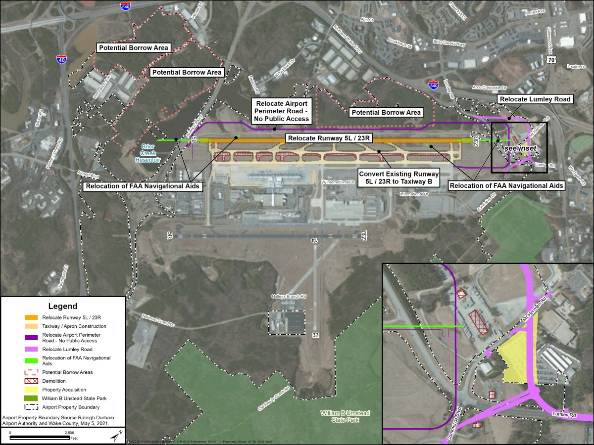 PROPOSED ACTION – Raleigh Durham International Airport EA