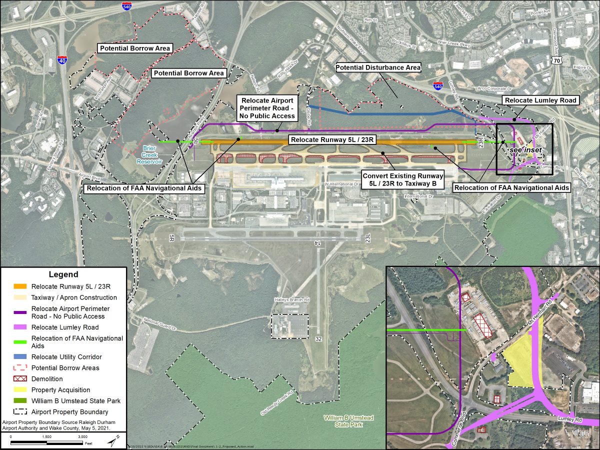 PROPOSED ACTION – Raleigh Durham International Airport EA