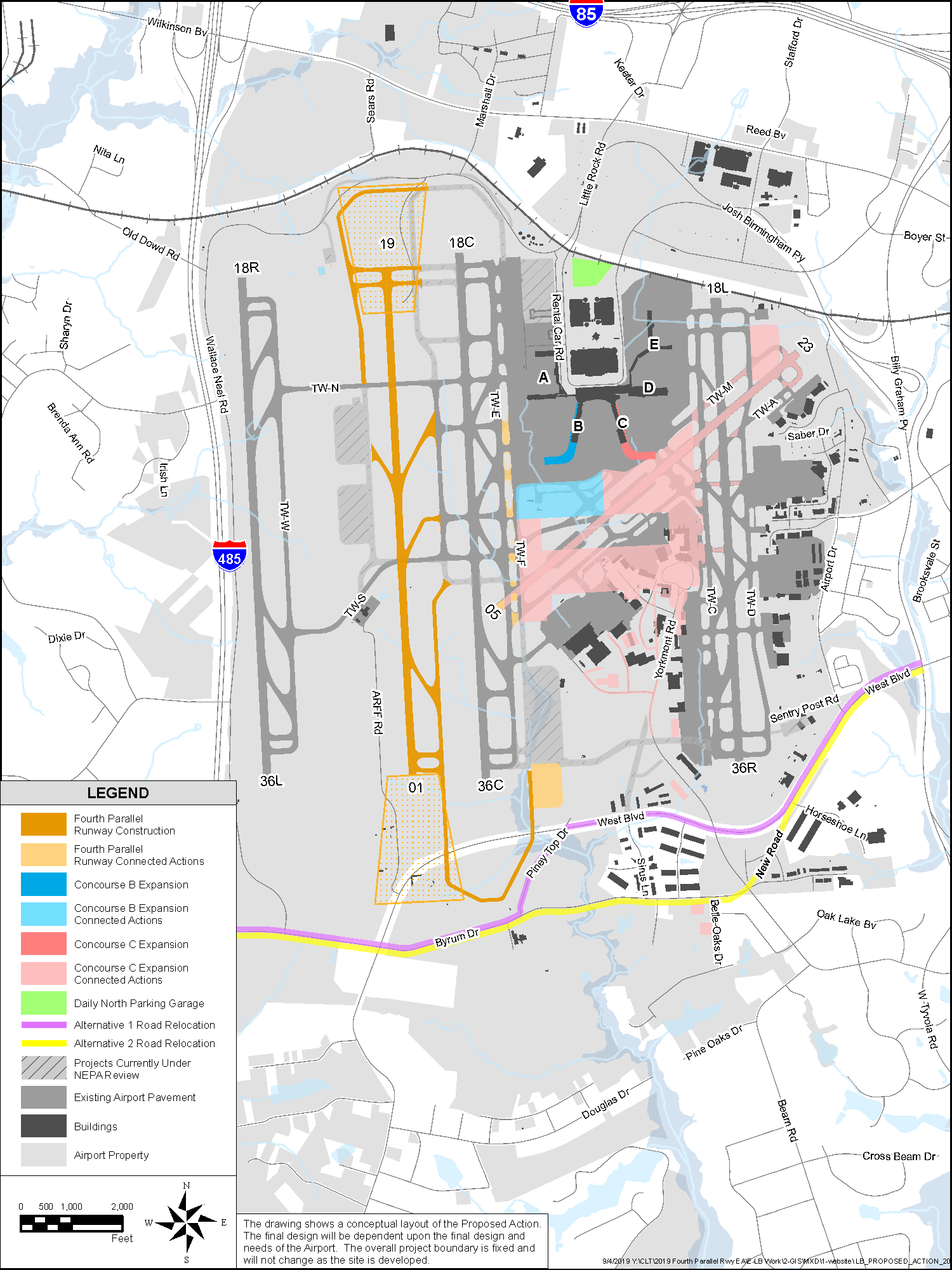 Map in English – BNA Master Plan